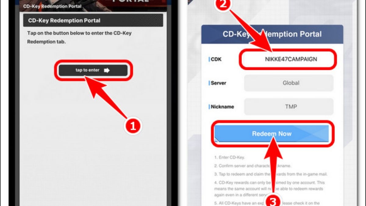 Full code Nikke: Goddess of Victory mới nhất tháng 2/2026